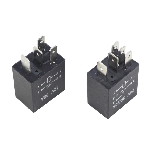 5 PIN 4 Pin Car Relay Oil Pump Relay Air Conditioning Relay Automotive ...
