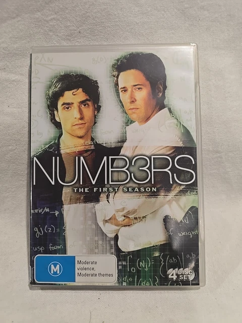 NUMBERS : SEASON 1 (DVD, 2005) TV Series 4 Disc Set PAL Region 4 $9.69 ...