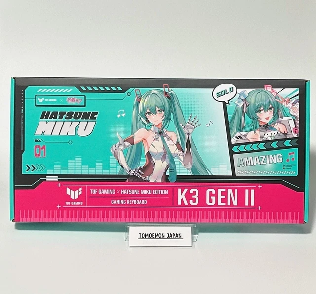 ASUS TUF GAMING K3 Gen II Hatsune Miku Edition Mechanical Keyboard £149 ...