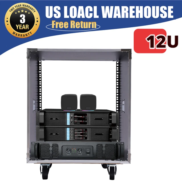 12U ROLLING NETWORK Server Data Cabinet Rack Equipment Rack Cabinet ...
