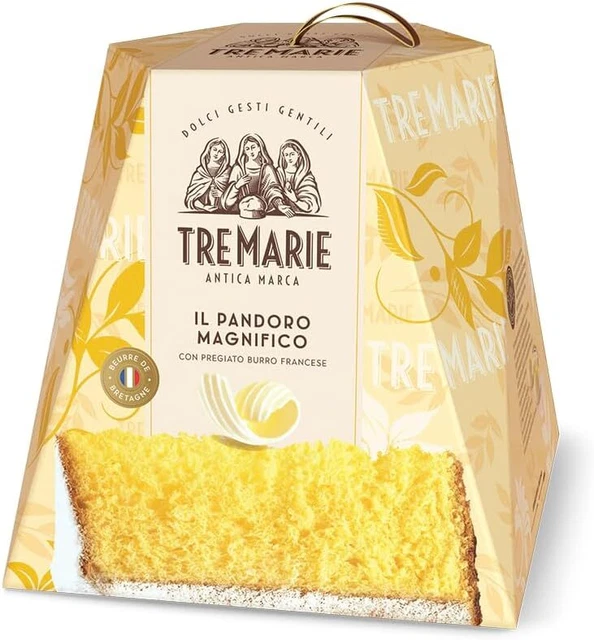 TRE MARIE LE Magnifique Pandoro 1000g De Douceur Moelleuse Avec Beurre ...