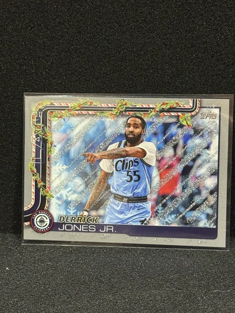 2025-26 TOPPS HOLIDAY Nba Silver Glitter - Derrick Jones Jr. La ...