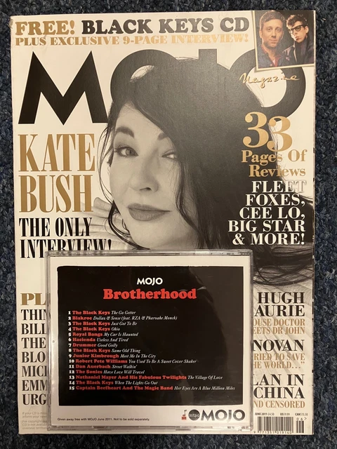 MOJO JUNE 2011 &CD KATE BUSH, Black Keys, Donovan, Bob Dylan, Blondie ...
