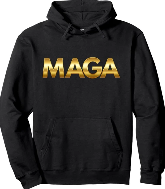 GOLDEN COLOR MAGA President Trump Inauguration Day 2025 USA Pullover ...