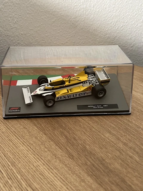 PANINI FORMULA 1 Car Collection Renault RE30 1981 Issue 181 Alain Prost ...