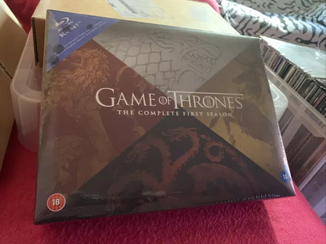 Game Of Thrones Season 1 Ltd Edition Uk Blu Ray Box Set Dragon Egg New