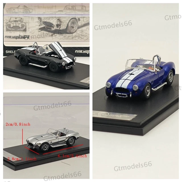 FINE WORKS FORD SHELBY COBRA 427S/C Diecast Models Car Limited ...