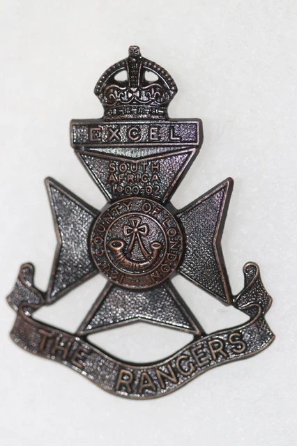 BRITISH ARMY METAL Cap Badge 12Th London Regiment The Rangers £10.00 ...