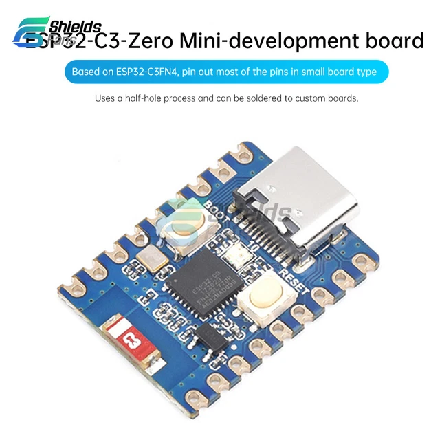 TYPE-C ESP32-C3-ZERO MINI WIFI Bluetooth Development Board ESP32-C3FN4 Processor $15.39 ...