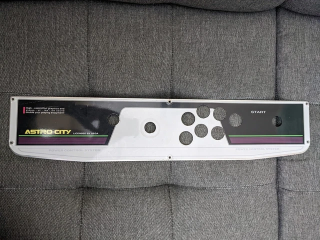 SEGA ASTRO CITY 1L7B 1J7B Stainless Control Panel Also Blast Net New ...