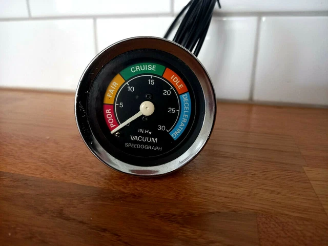 CLASSIC MINI MK1 BMC Rare Genuine Speedograph Smiths Vacuum Gauge Dial ...