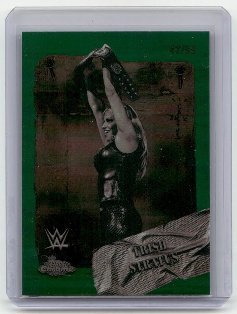 2025 TOPPS CHROME Cactus Jack X Trish Stratus Green Rodeo Rebels /99 ...
