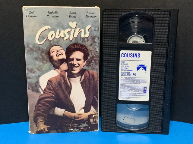 VHS COUSINS (PARAMOUNT, 1989) 1st Edition Slip Ted Danson $10.00 ...