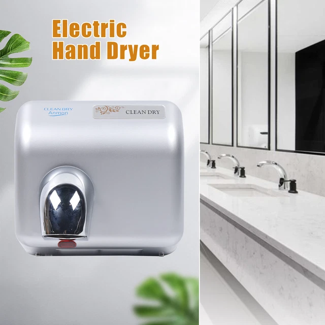 2300W AUTOMATIC ELECTRIC Hand Dryer Wall Mounted Washroom Bathroom ...