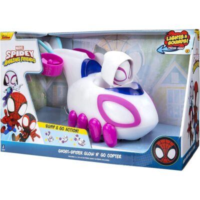 SPIDEY AND HIS Amazing Friends Ghost Spider Glow N Go Copter EUR 41,14 ...