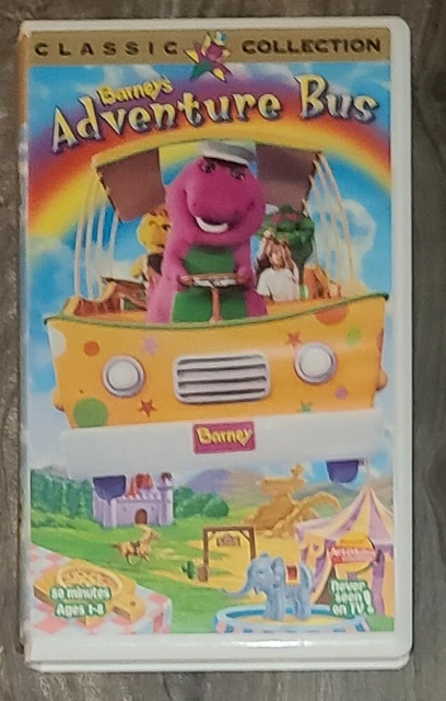 BARNEY - BARNEYS Adventure Bus (VHS, 1997) $10.00 - PicClick CA