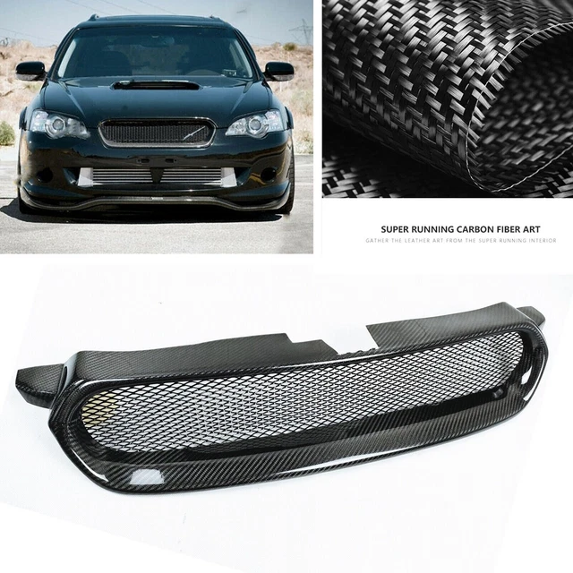 FRONT LOWER MESH Grill Grille Mesh For Subaru Legacy 2005-2007 Carbon ...