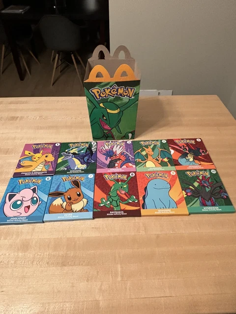 POKÉMON TCG MCDONALDS 2025 NEW UNOPENED PACKS 1-10 Happy Meal Toys With The Box £43.77 - PicClick UK