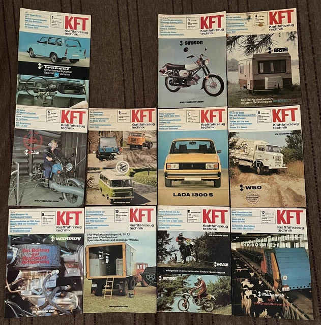 DDR KFT KRAFTFAHRZEUGTECHNIK 11 Hefte 1982 EUR 10,00 - PicClick DE