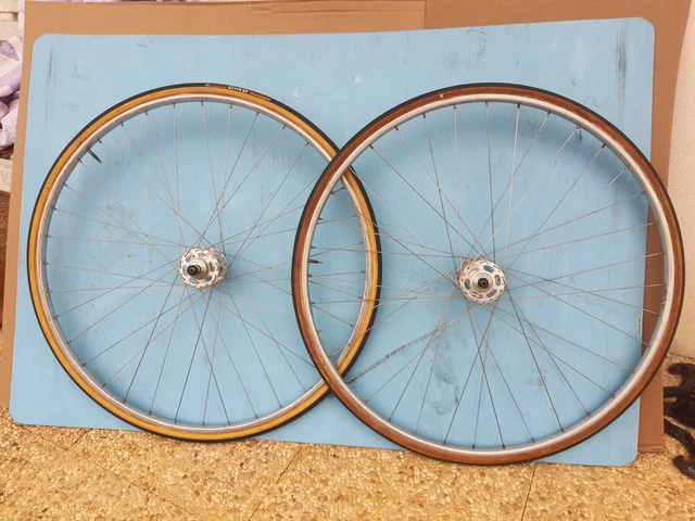 CAMPAGNOLO SUPER RECORD 60 Colnago White de Rose Hub Bicycle Wheels ...