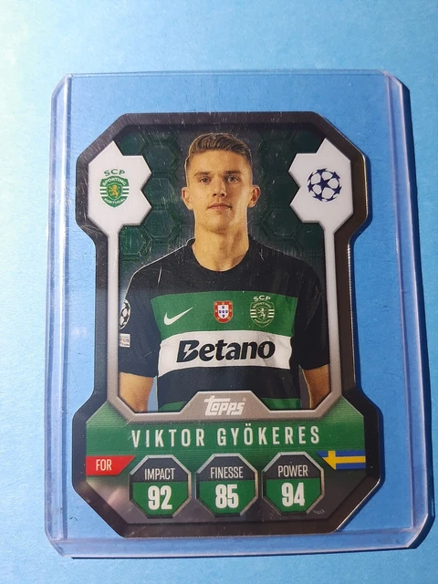 MATCH ATTAX 2024/25 Chrome Shield - Viktor Gyokeres #SH8 £8.00 - PicClick UK