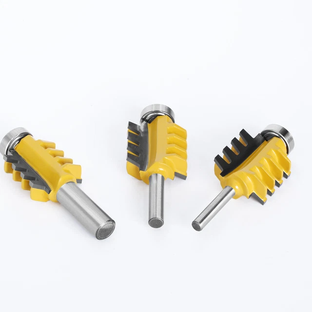 FINGER JOINT ROUTER Bit Tongue & Groove Cutter 6mm 8mm 12mm 1/4 1/2 ...