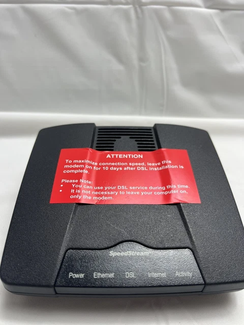 SIEMENS SPEEDSTREAM 4100 Ethernet ADSL 060-D141-A39 *Modem ONLY No AC ...