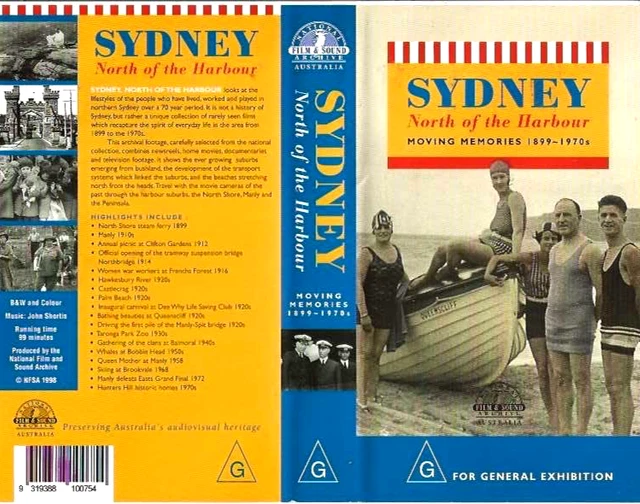 SYDNEY NORTH OF The Harbour Vhs Pal Video Rare $59.99 - PicClick AU