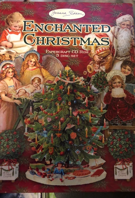 JOANNA SHEEN ENCHANTED Christmas Papercraft CD ROM 3 Disc Set Paper ...