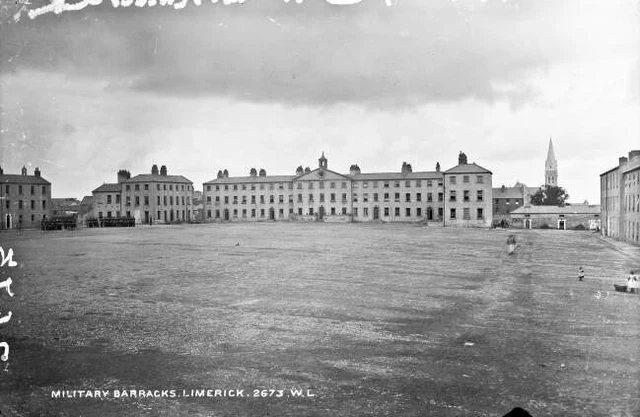 MILITARY BARRACKS, LIMERICK City, Co. Limerick Ireland c1900 OLD PHOTO ...