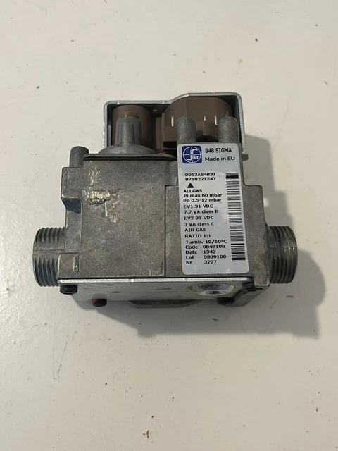 WORCESTER BOSCH 87161165150 Gas Valve SIT 848 - Genuine Worcester Bosch ...
