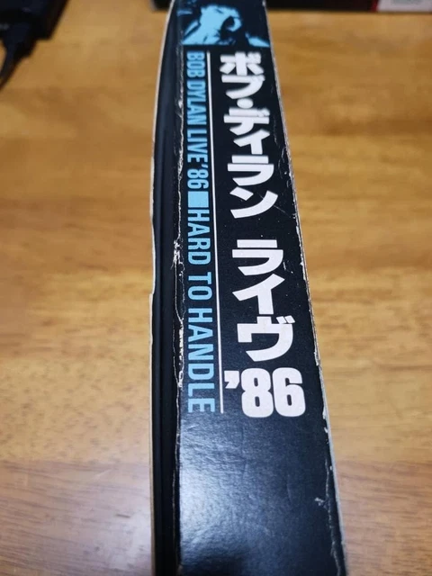 BOB DYLAN VHS 1986 Music Video Rental Grade with Damage, No Book £32.99 ...