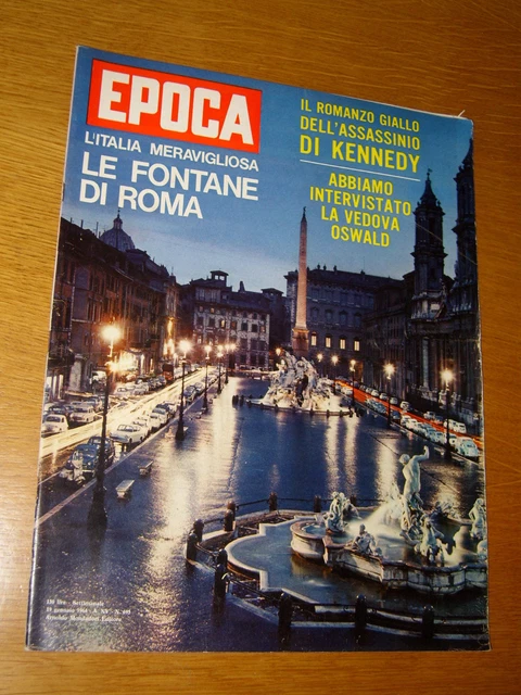 EPOCA 1964/695=GASTON NAESSENS=ANNA Moffo=Dino Risi=Lucy Lynda Johnson ...