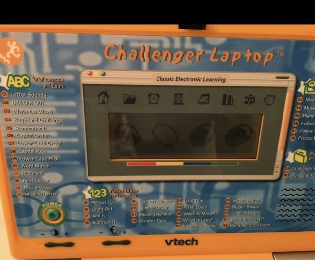 VTECH CHALLENGER LAPTOP- Blue/Mouse Included £25.00 - PicClick UK