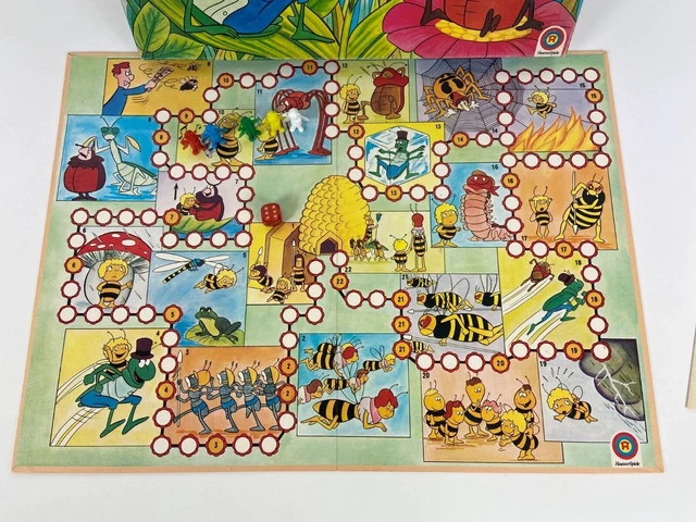 DIE BIENE MAJA und ihre Abenteuer Brettspiel Hausser Spiele 1976 ...