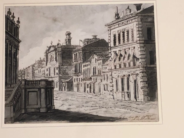 SIGNED OLD MASTER Drawing by Williams English School circa 1800 £100.00 ...