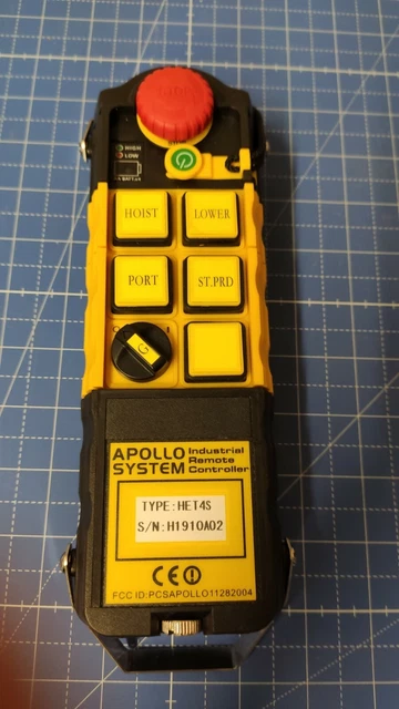 APOLLO SYSTEM INDUSTRIAL remote system HET4S+ EMERGENCY STOP £231.52 ...