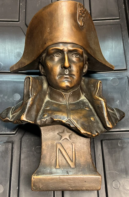 ANTIQUE COPPER BUST Sculpture Of Emperor Napoleon After Claude Ramey ...