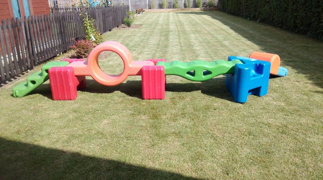 WESCO CHILDRENS INTERLOCKING Obstacle Climbing Course Outdoor Play Home ...