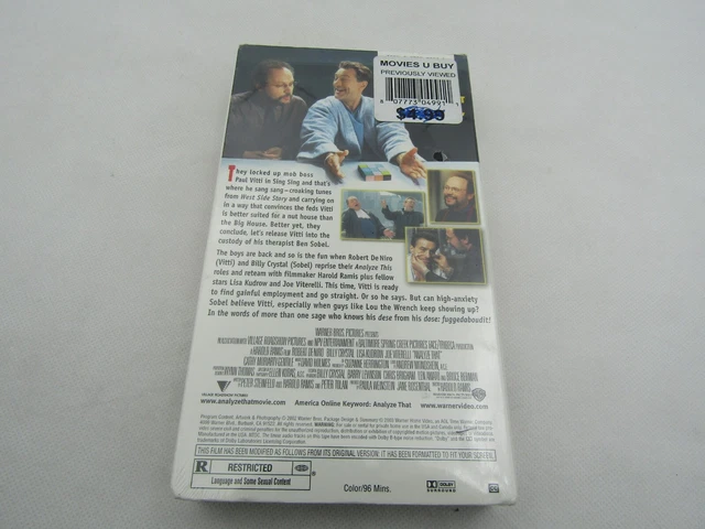 ANALYZE THAT (VHS, 2003) £5.81 - PicClick UK