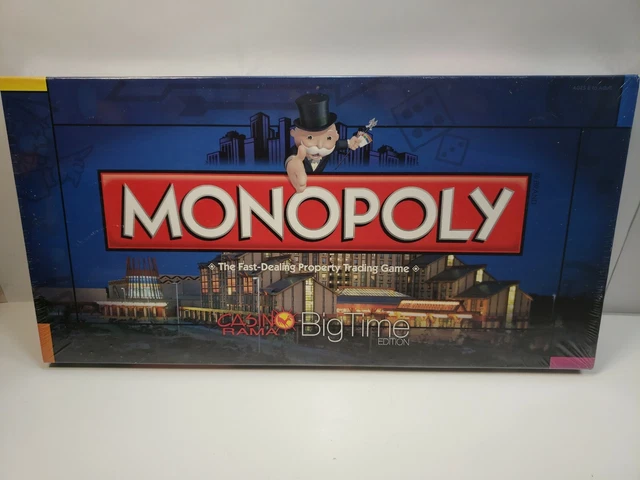 MONOPOLY CASINO RAMA Big Time Edition Board Game Brand New Sealed $19. ...