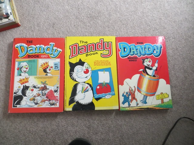 THE DANDY BOOK - Annual -1971, 1972, 1982 + more £24.99 - PicClick UK