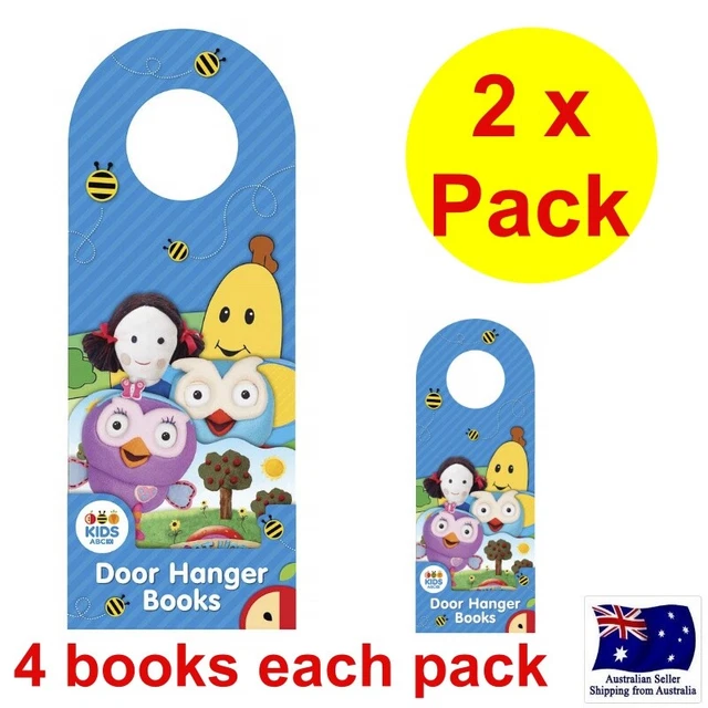2 X ABC KIDS DOOR HANGER BOARD BOOKS - GIGGLE HOOT - PLAY SCHOOL ...