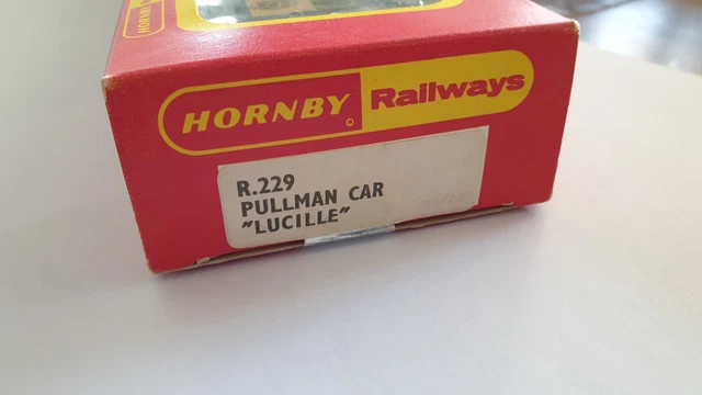 HORNBY R229 PULLMAN Car 'Lucille' - Original Box £17.00 - PicClick UK
