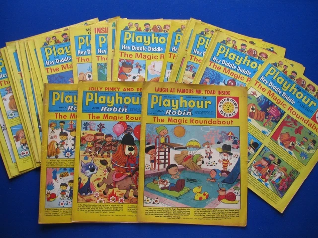 PLAYHOUR COMICS : 60's/70'/ 80's , Magic Roundabout - Various Issues £2.95 - PicClick UK