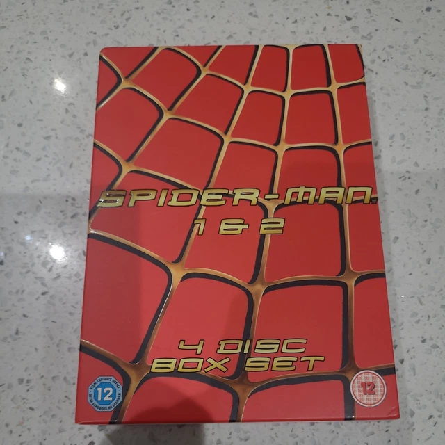 SPIDER-MAN / SPIDER-MAN 2 (DVD, 2004, 4-Disc Set, Box Set) £2.77 ...