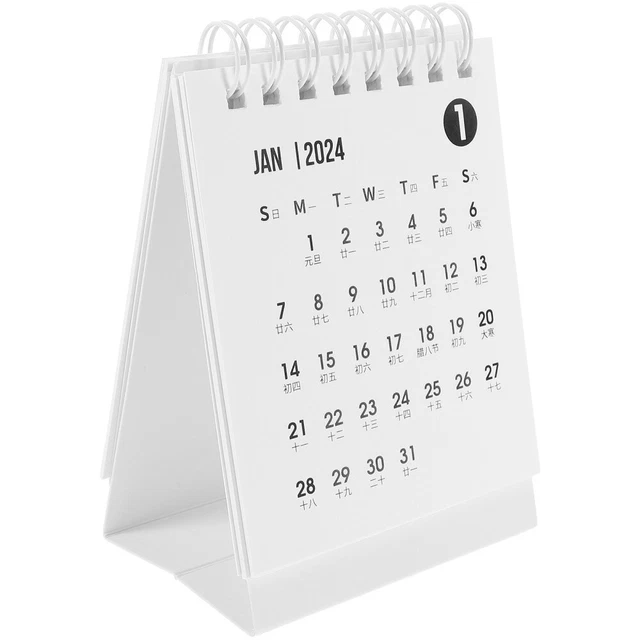 OFFICE DESK CALENDAR Small 2023 2024 Calendar Office Table Calendar ...