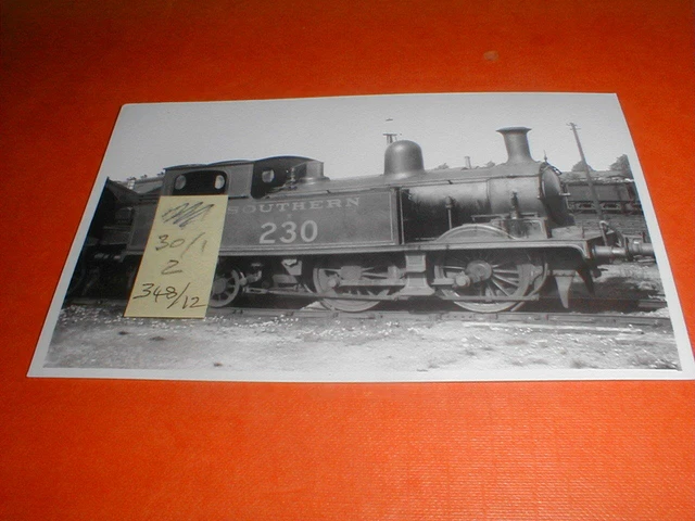 LOCO PHOTO LSWR SR BR 0-4-4T CLASS O2 No 230 £1.50 - PicClick UK