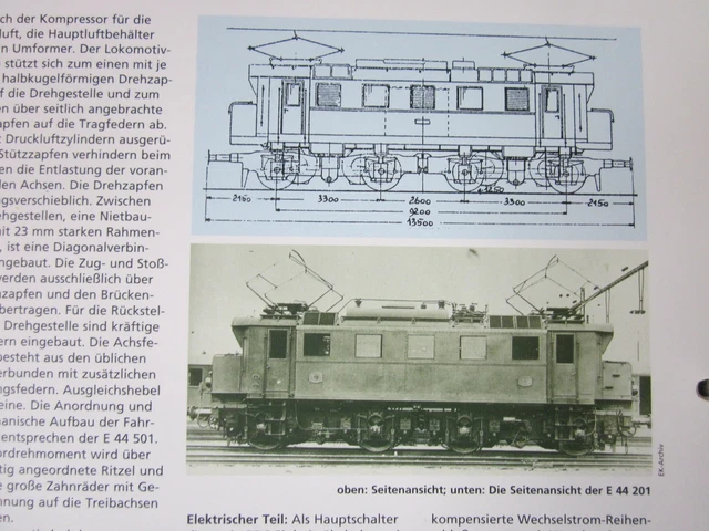 BAHN LOKAUFRISSE E & Diesel DRG 62 E 44 201 Probelo Baureihe E 44, 1930 EUR 4,01 - PicClick DE