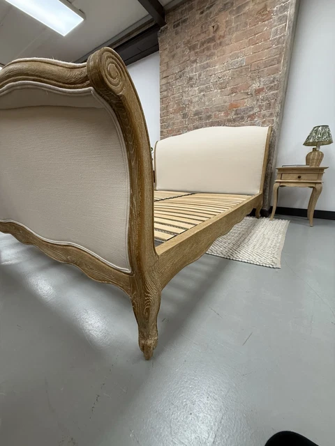 LOAF ANTOINETTE KINGSIZE Bed Coco Sleigh French Oak Immaculate No ...